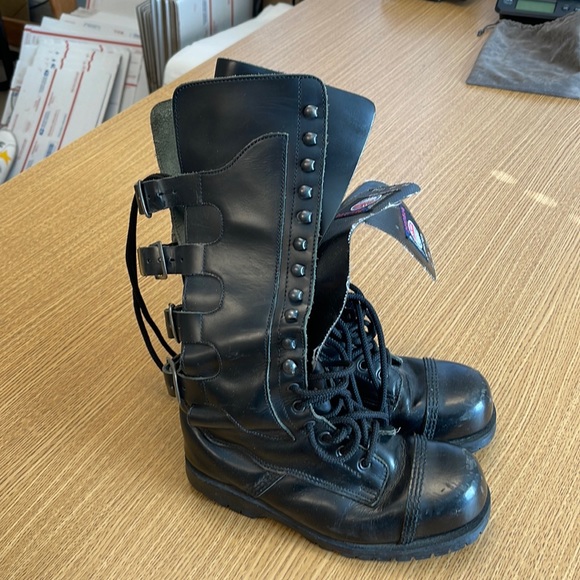 Underground Shoes England | Shoes | Slayer 7 Eyelet 4 Buckle Steel Cap ...